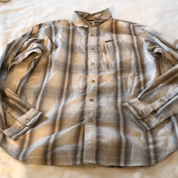 Columbia | Shirts | Columbia Titanium Button Up Hiking Outdoors Shirt ...